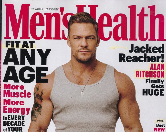 Men's Health Alan Ritchson March April 2024 - Etsy
