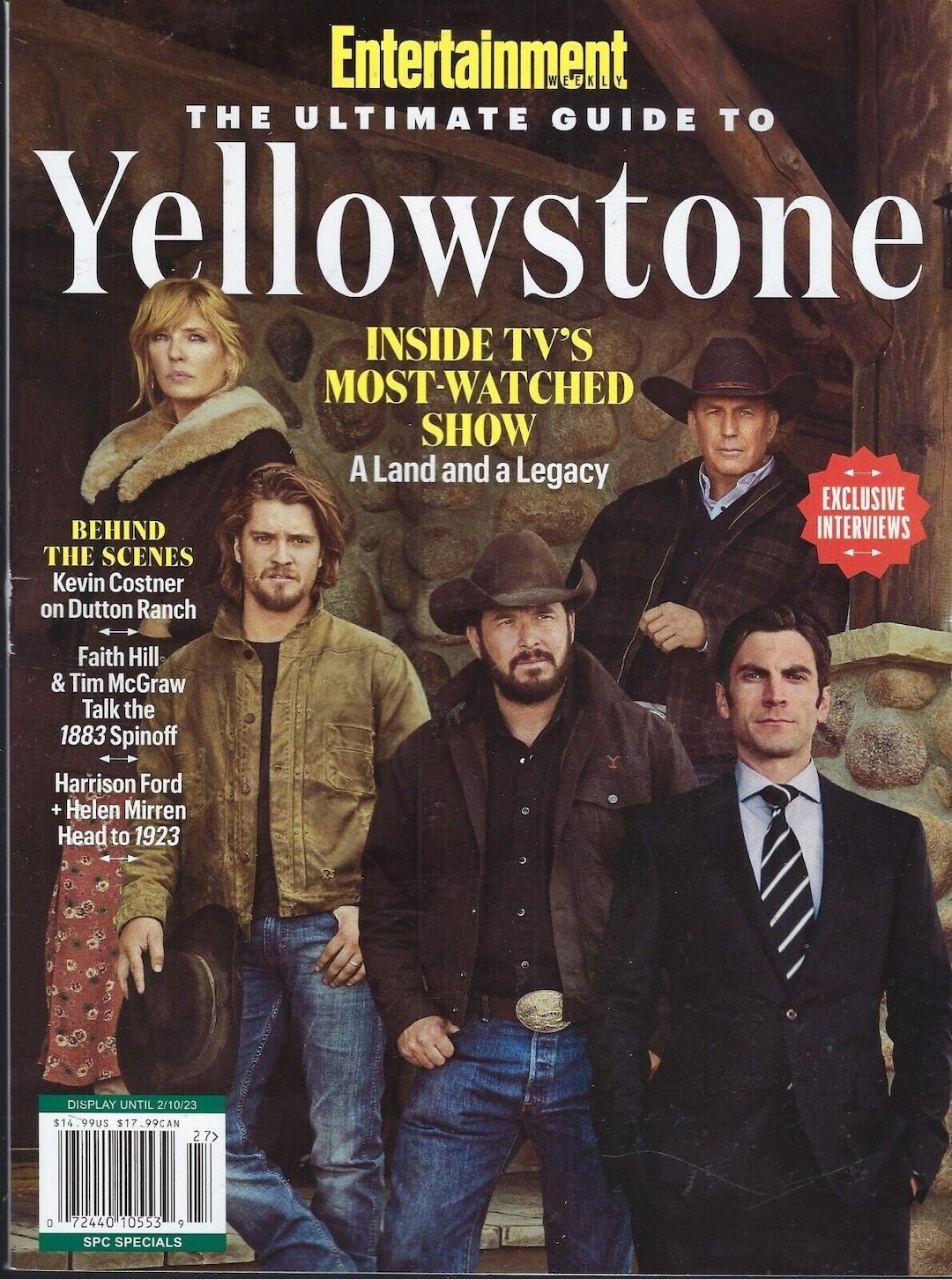 Yellowstone Magazine the Ultimate Guide by Entertainment Weekly 2022 - Etsy
