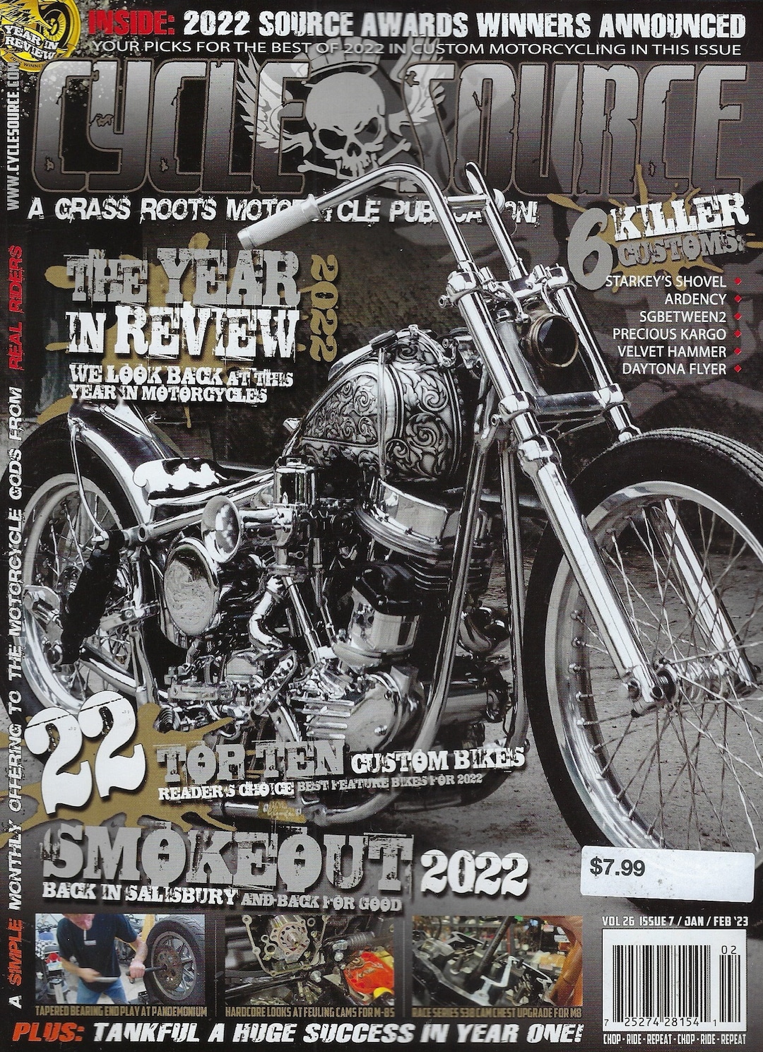Cycle Source Magazine ( the Year 2022 in Review ) Issue 296 Feb 2023 - Etsy