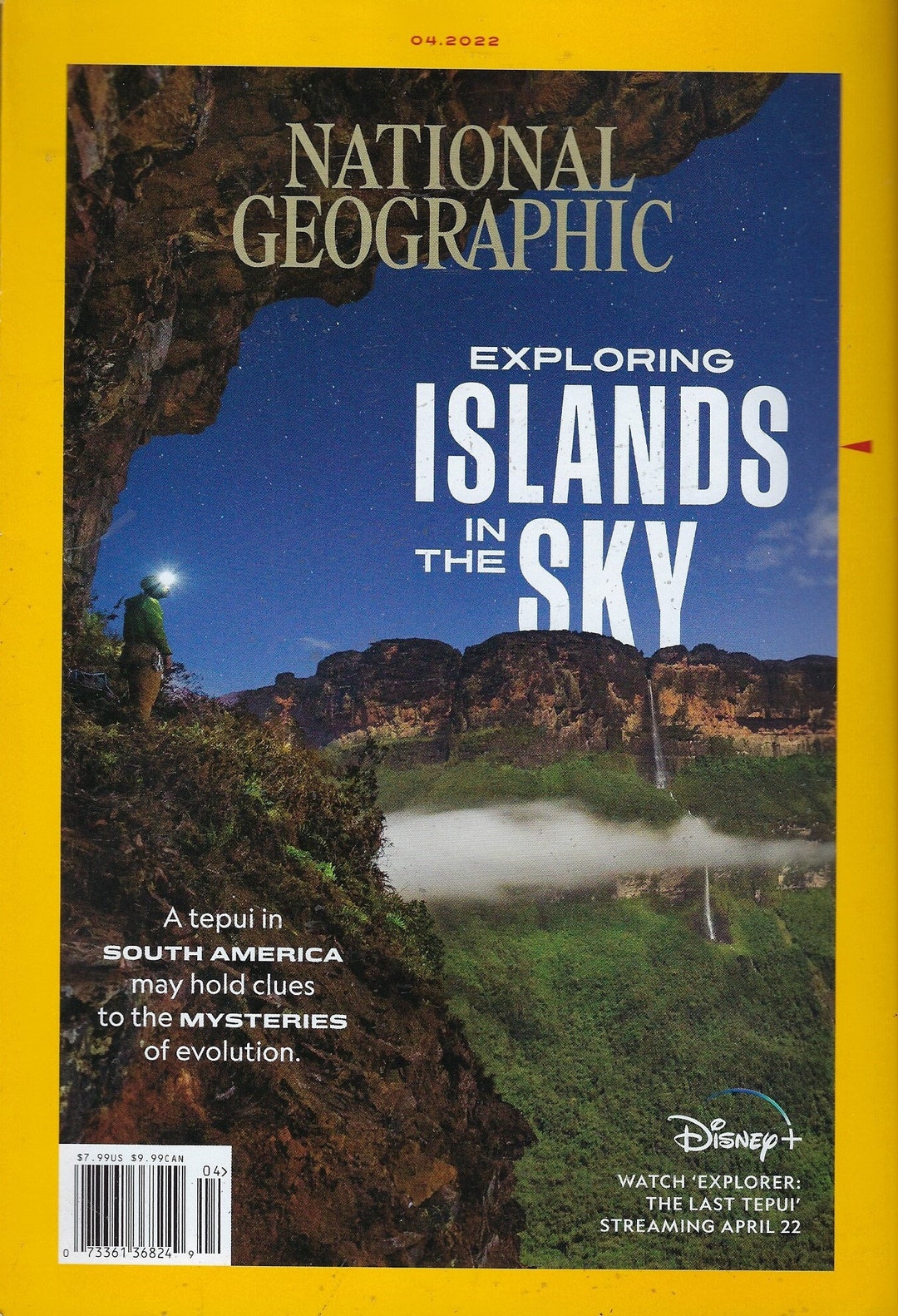 National Geographic ( Exploring Islands in the Sky ) April 2022 - Etsy