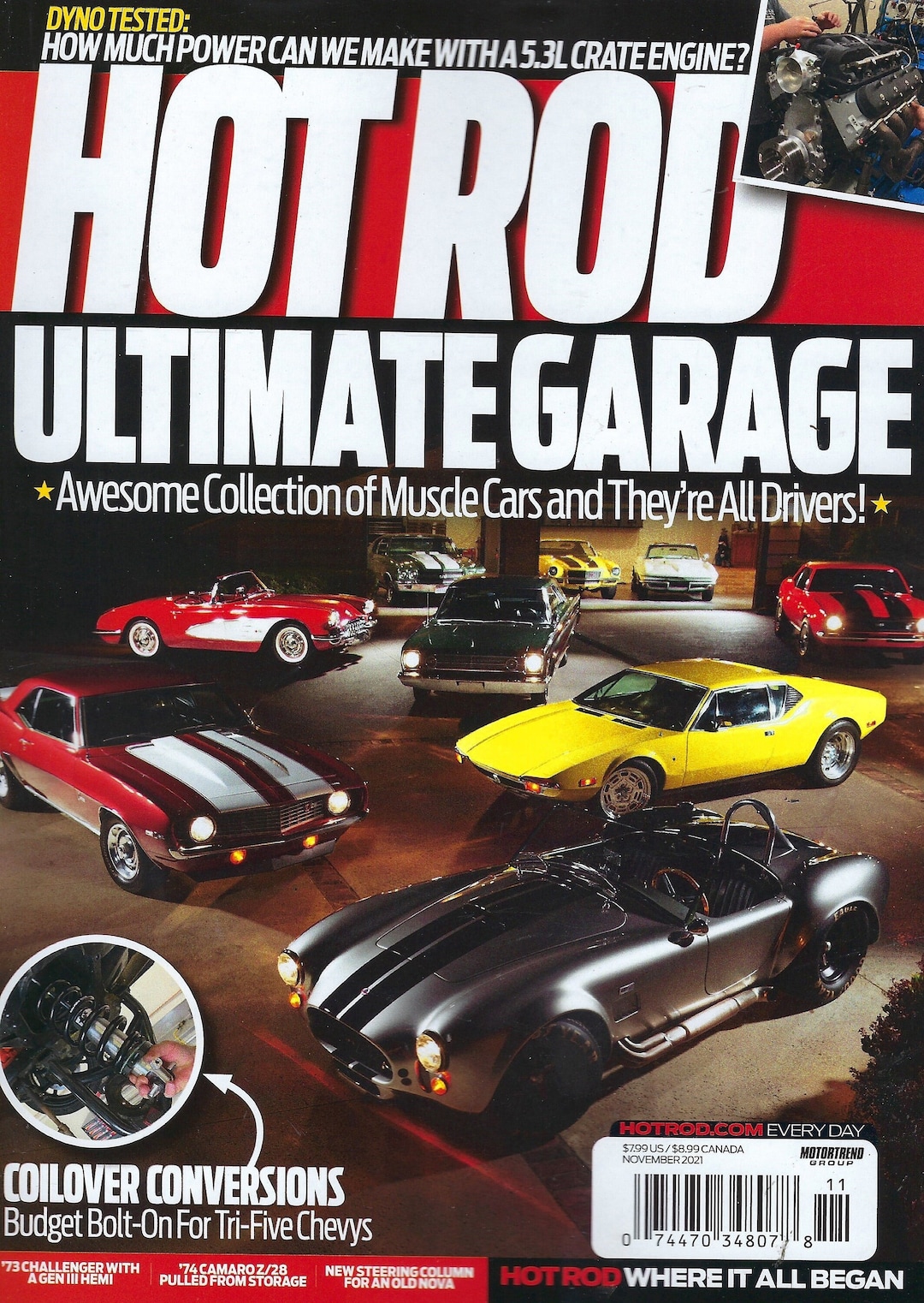 Hot Rod Magazine November 2021 Ultimate Garage - Etsy