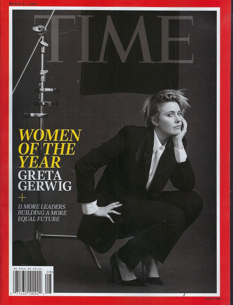 Time Magazine Women of the Year Greta Gerwig March 11th 2024 - Etsy