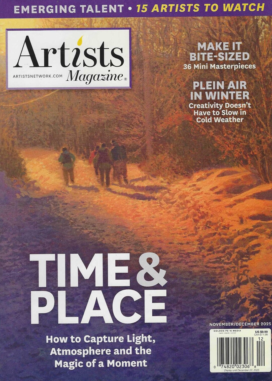 Artists Magazine November / December 2025 Time & Place - Etsy