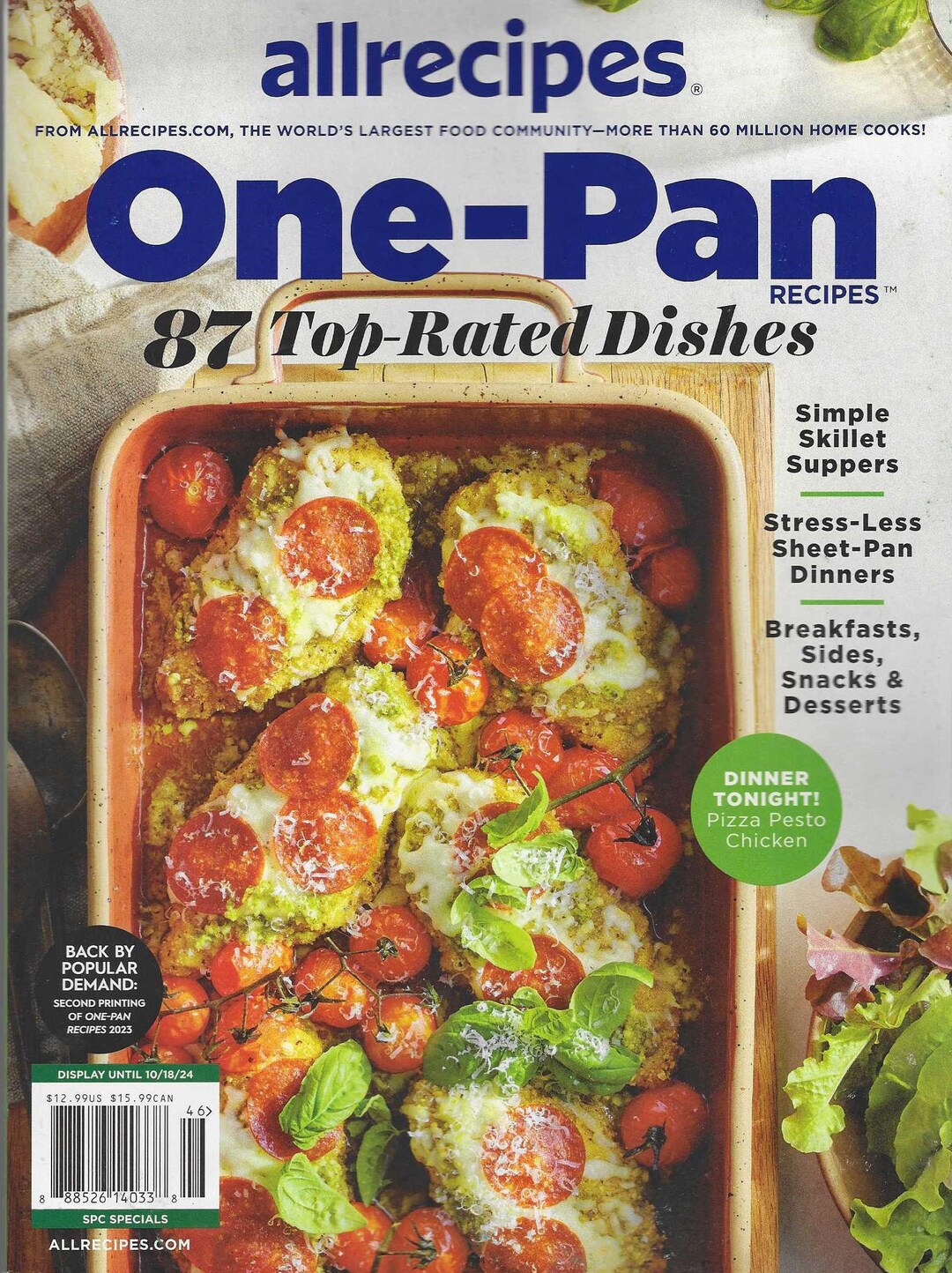 Allrecipes Magazine 2024-one-pan Recipes - Etsy