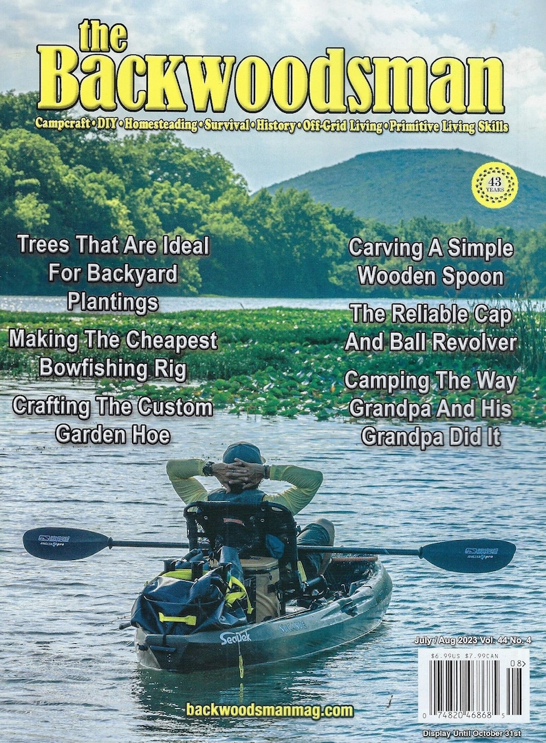The Backwoodsman Magazine July August 2023 Number 4 - Etsy