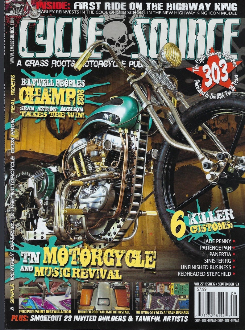 Cycle Source Magazine ( CHAMP ) Issue 303 September 2023 - Etsy