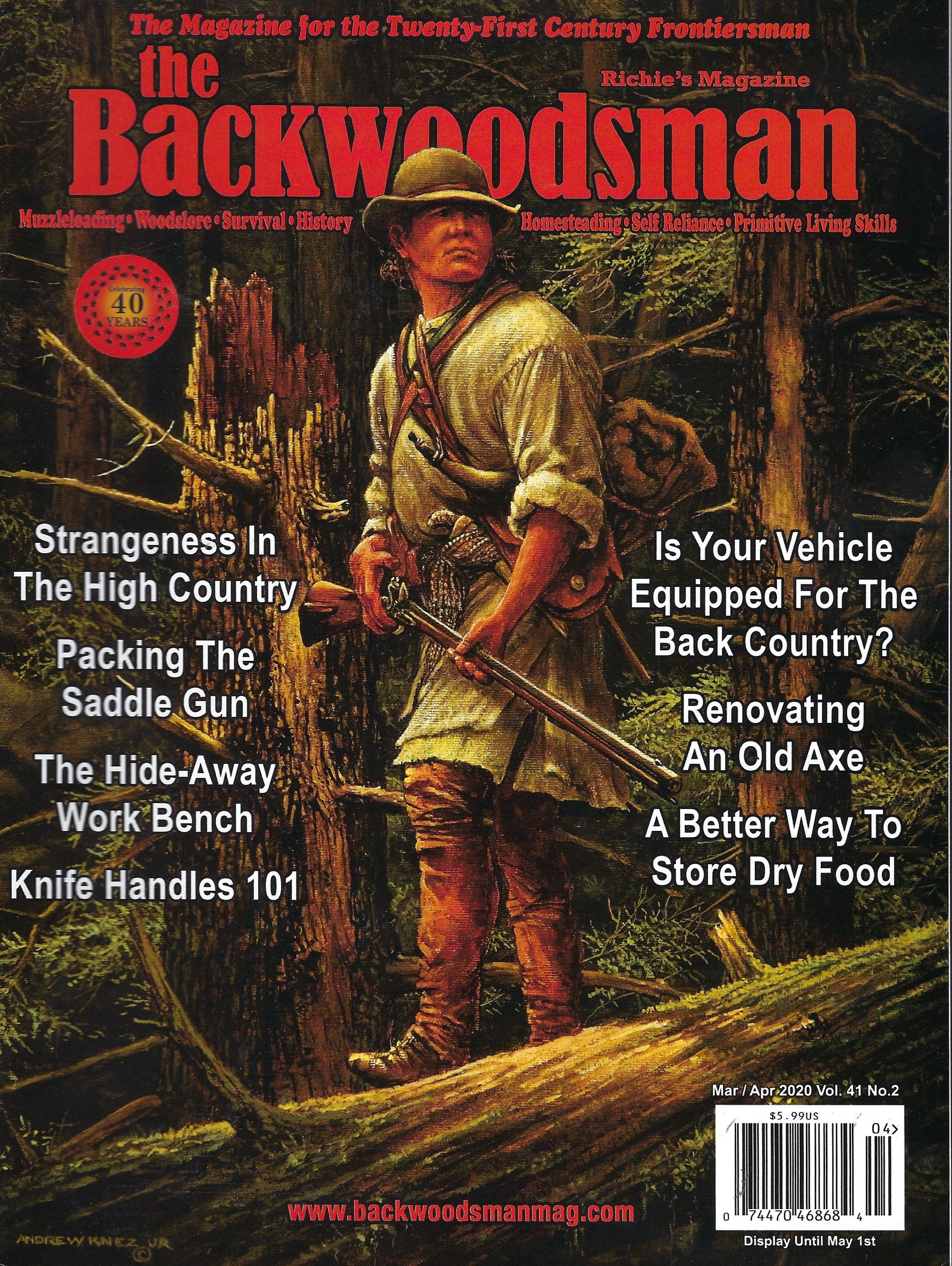The Backwoodsman March / April 2020 | Etsy