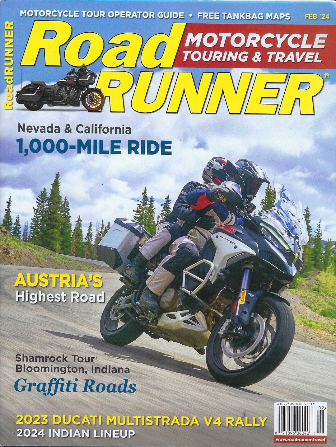 Road Runner Motorcycle Touring and Travel February 2024 - Etsy