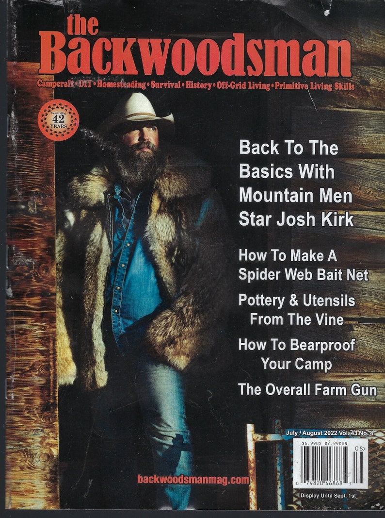 The Backwoodsman Magazine ( Josh Kirk ) July August 2022 Issue 4 - Etsy