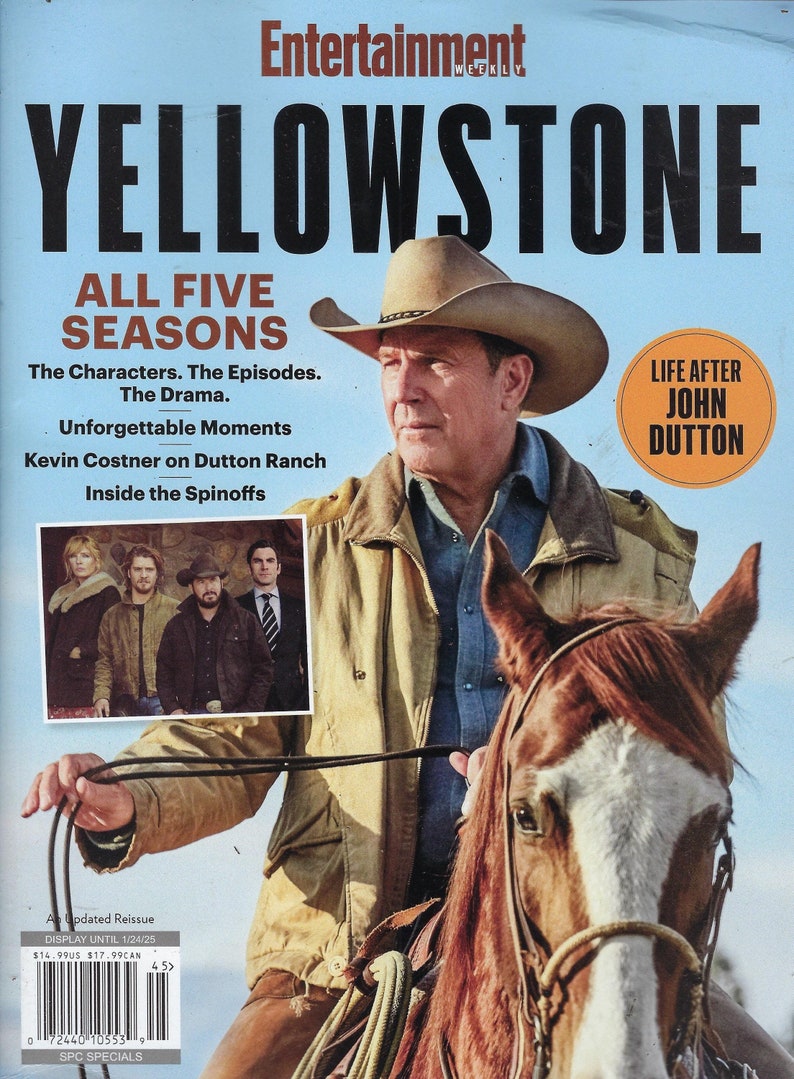 Yellowstone Magazine the Ultimate Guide by Entertainment Weekly 2024 - Etsy