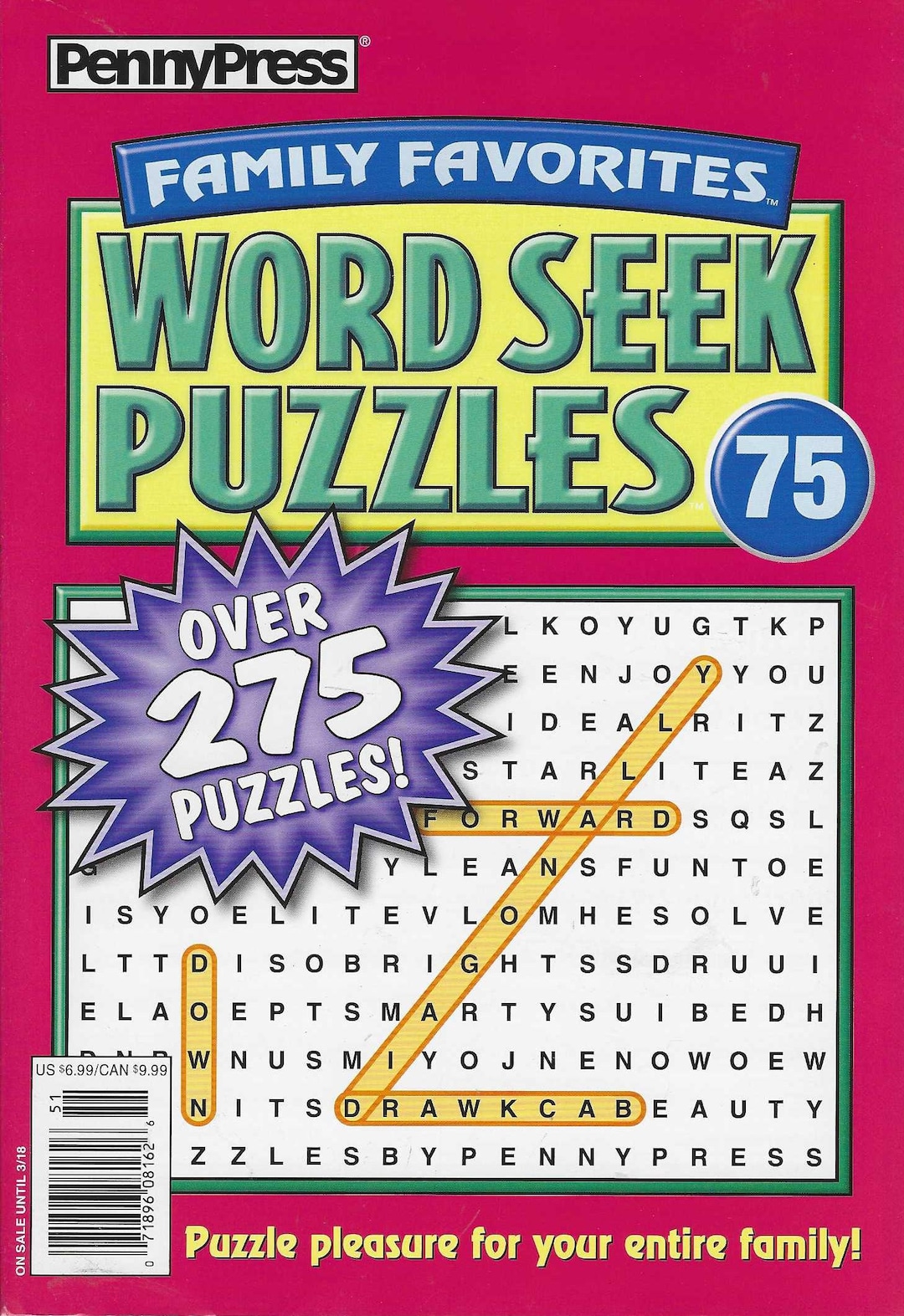 Penny Press Family Favorite Word Seek Puzzles Over 275 Puzzles 2025 - Etsy