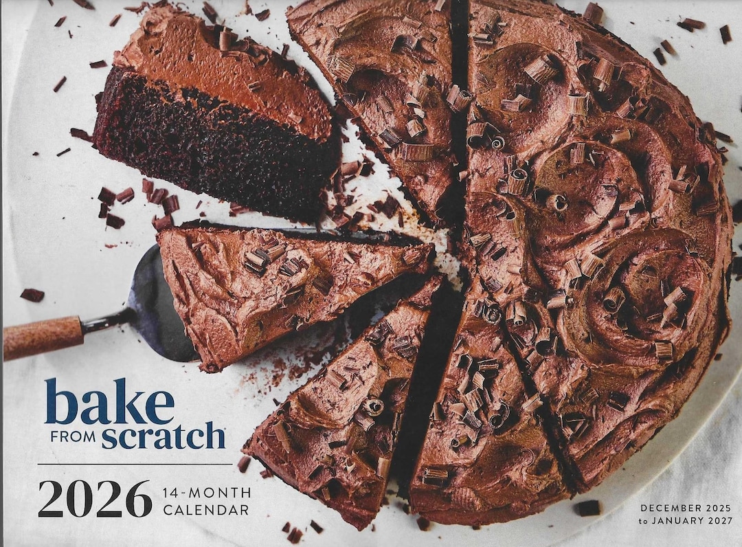 Bake From Scratch 14 Month Calendar for 2026 - Etsy