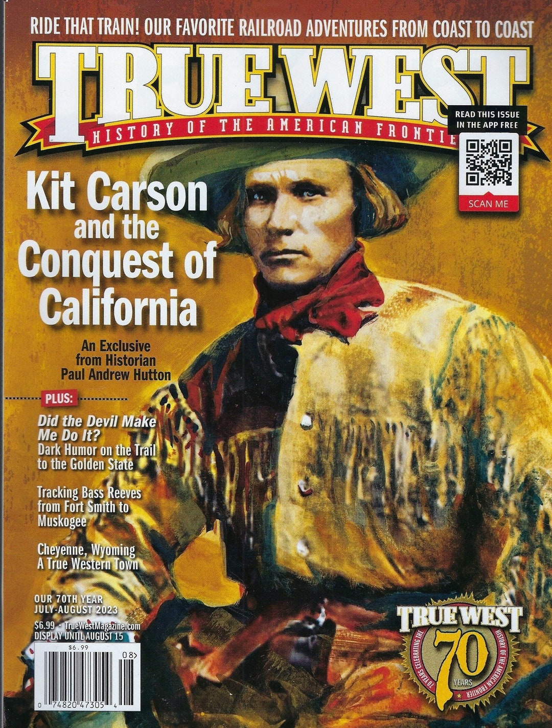 True West Magazine (kit Carson ) July August 2023 - Etsy