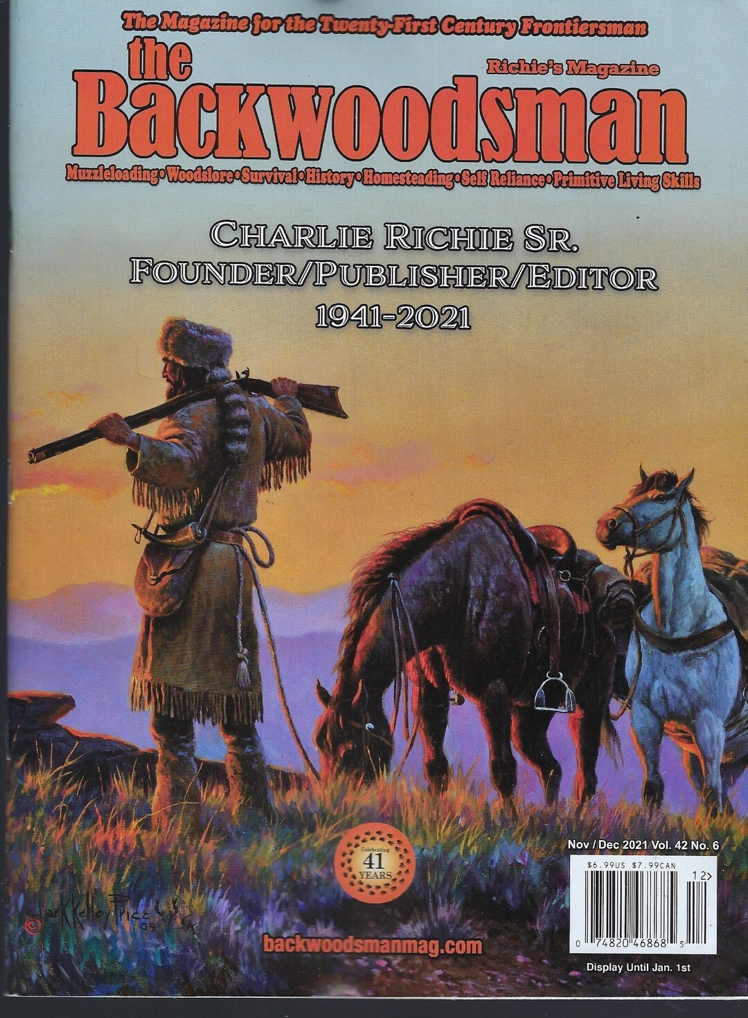The Backwoodsman November / December 2021 Charlie Richie Sr 1941-2021 ...