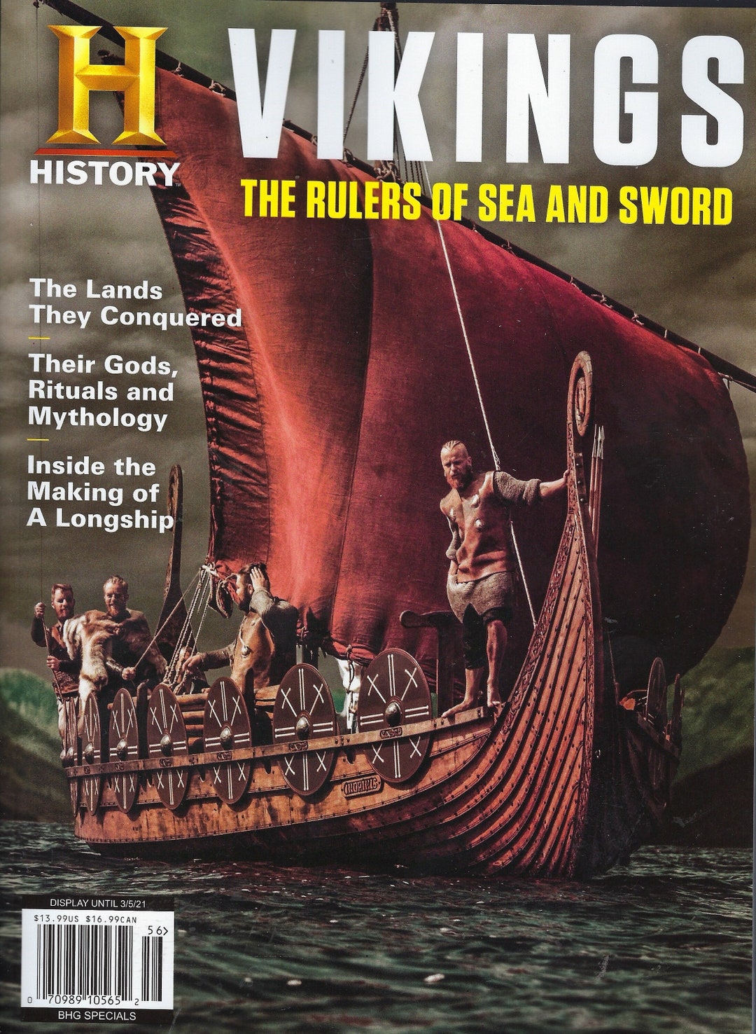 History Magazine Vikings the Rulers of Sea and Sword - Etsy