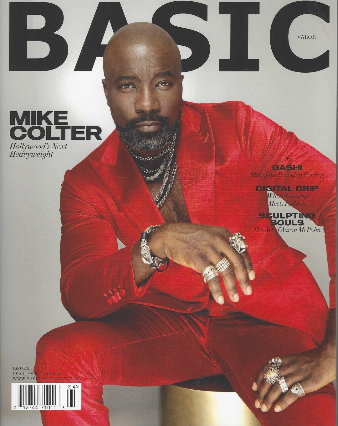 Basic Valor Magazine Mike Colter Issue 24 2024 - Etsy