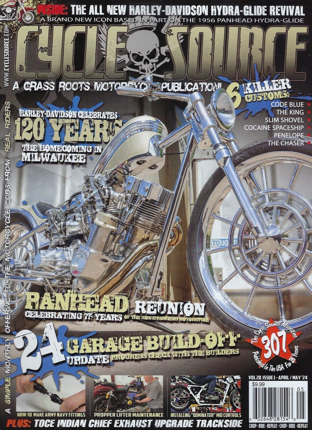 Cycle Source Magazine panhead Reunion Issue 307 May 2024 - Etsy