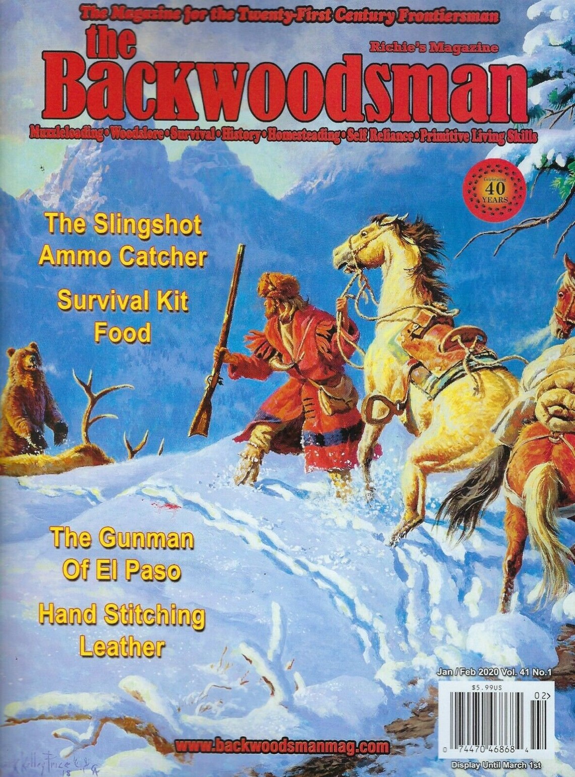 The Backwoodsman January / February 2020 | Etsy