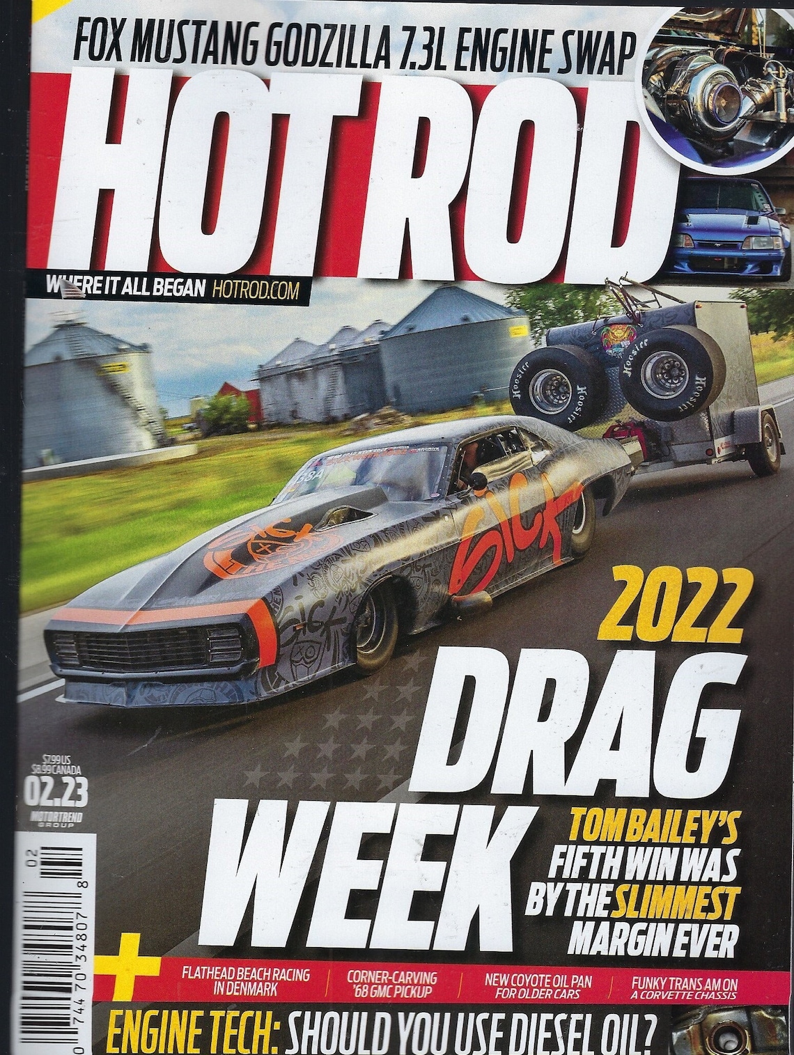 Hot Rod Magazine ( 2022 Drag Week ) February 2023 - Etsy