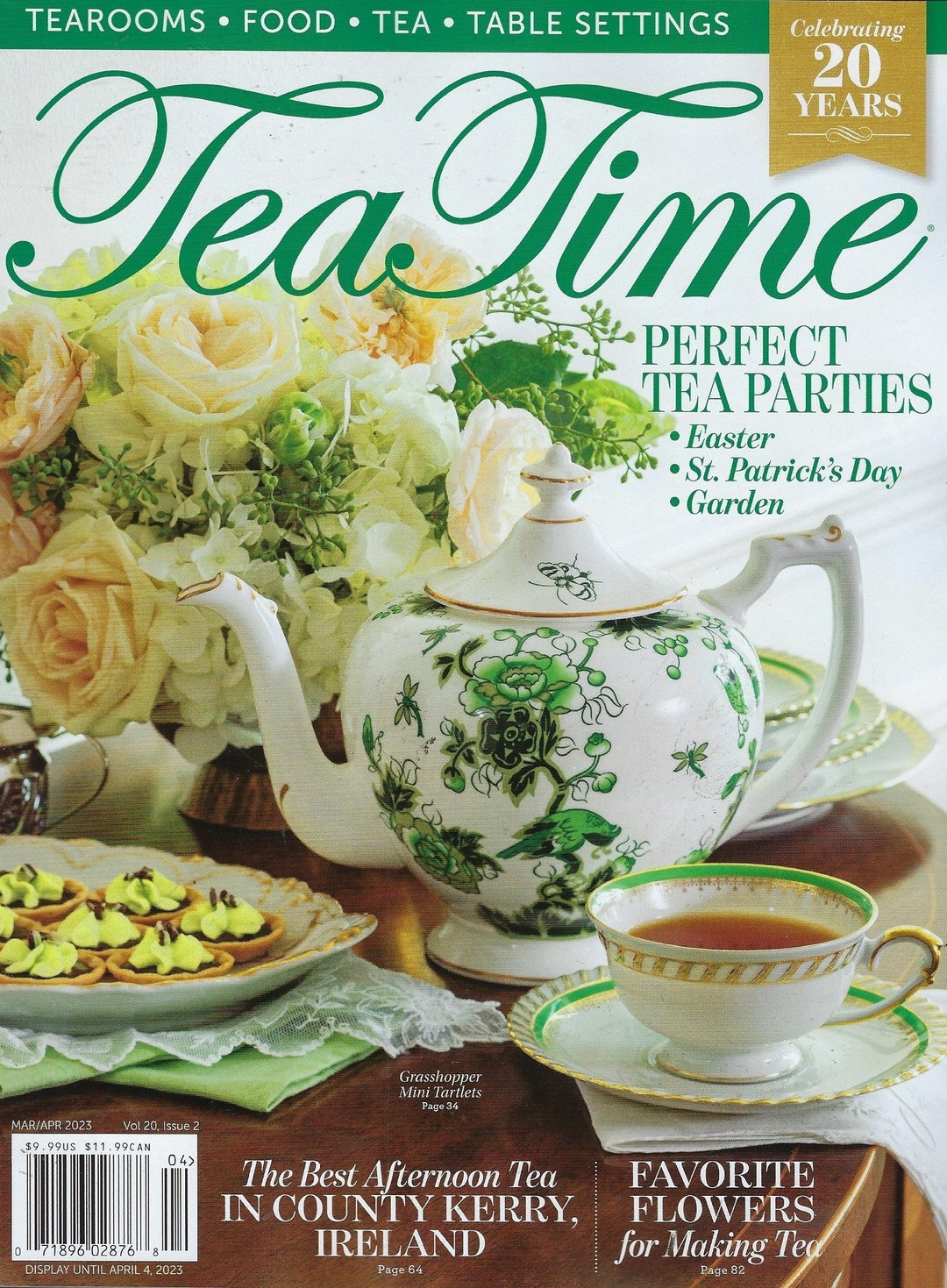Tea Time Magazine March / April 2023 Prefect Tea Parties - Etsy