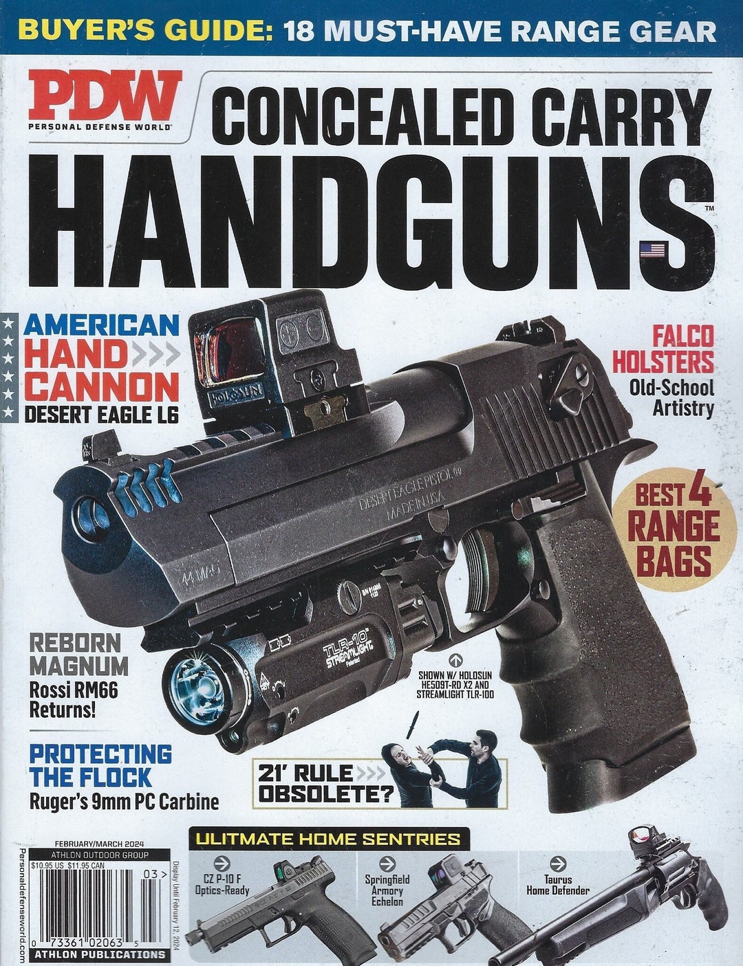 Personal Defense World Magazine ( Concealed Carry Handguns ) March 2024 - Etsy