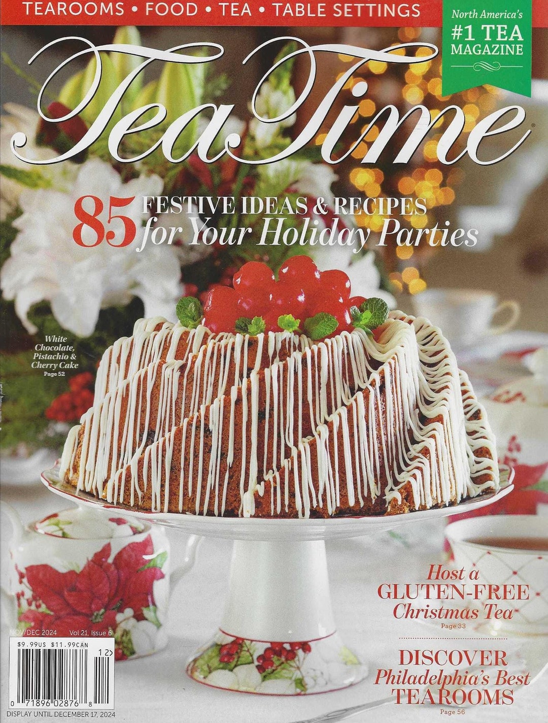 Tea Time Magazine November / December 2024 85 Festive Ideas - Etsy