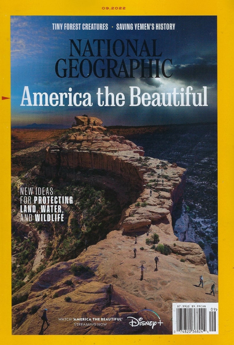 National Geographic ( America the Beautiful ) September 2022 - Etsy