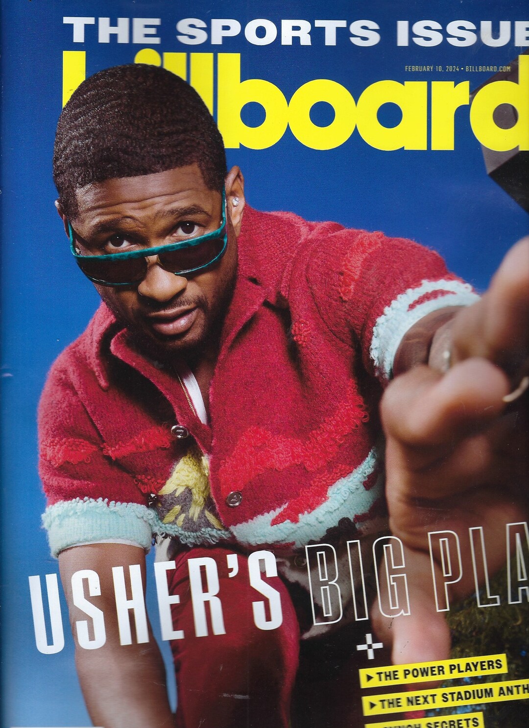 Billboard Magazine ( USHER & the Sports Issue) February 10th 2024 - Etsy