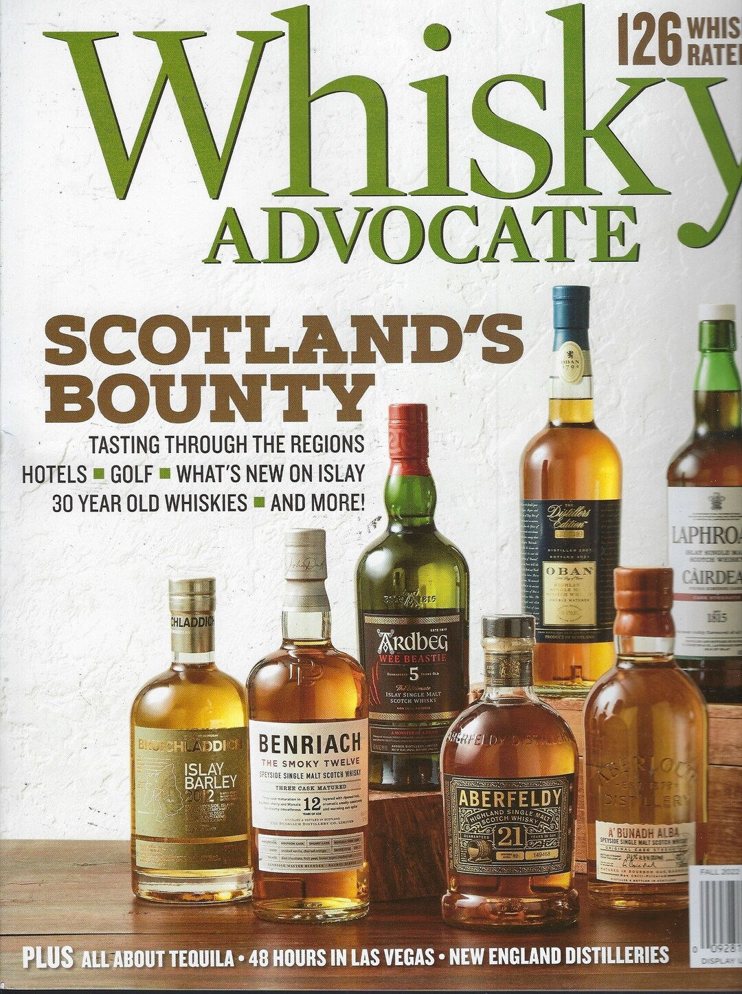 Whisky Advocate Magazine ( Scotland's Bounty ) Fall 2022 - Etsy