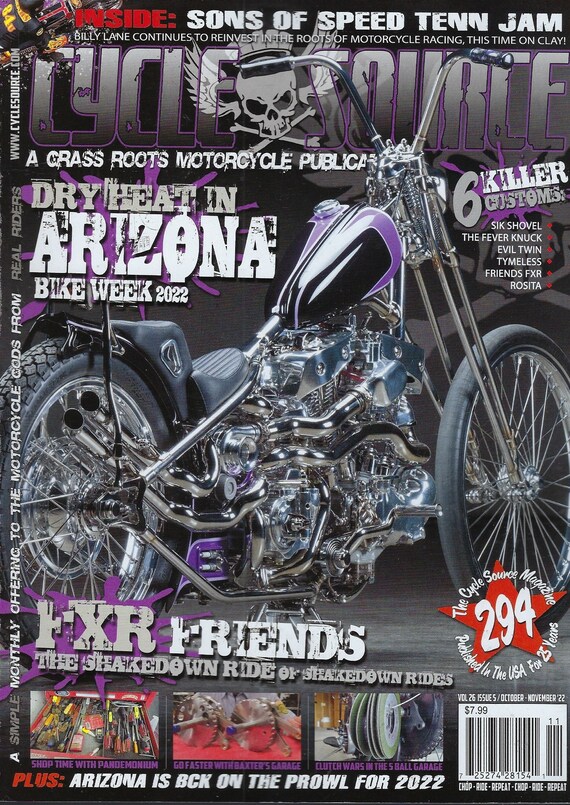 Cycle Source Magazine Arizona Bike Week Issue 294 2022 - Etsy