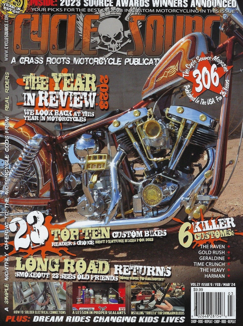 Cycle Source Magazine (the Year in Review ) Issue 306 March 2024 - Etsy