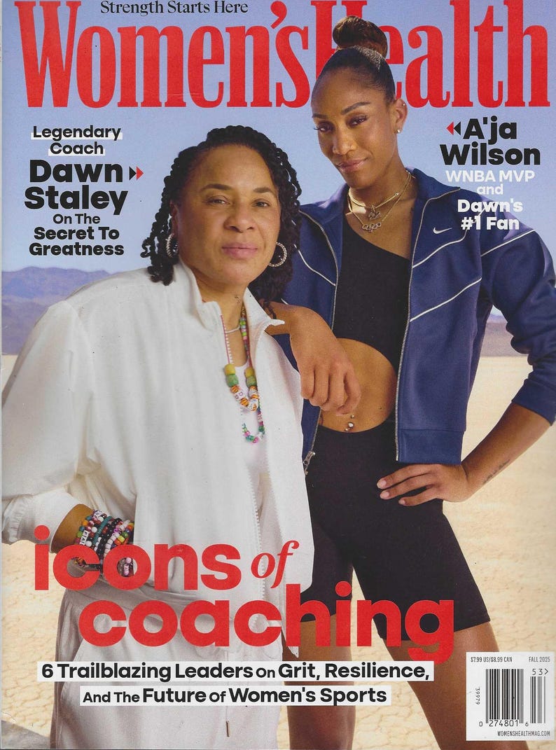 Women's Health Magazine Fal 2025 Icons of Coaching - Etsy