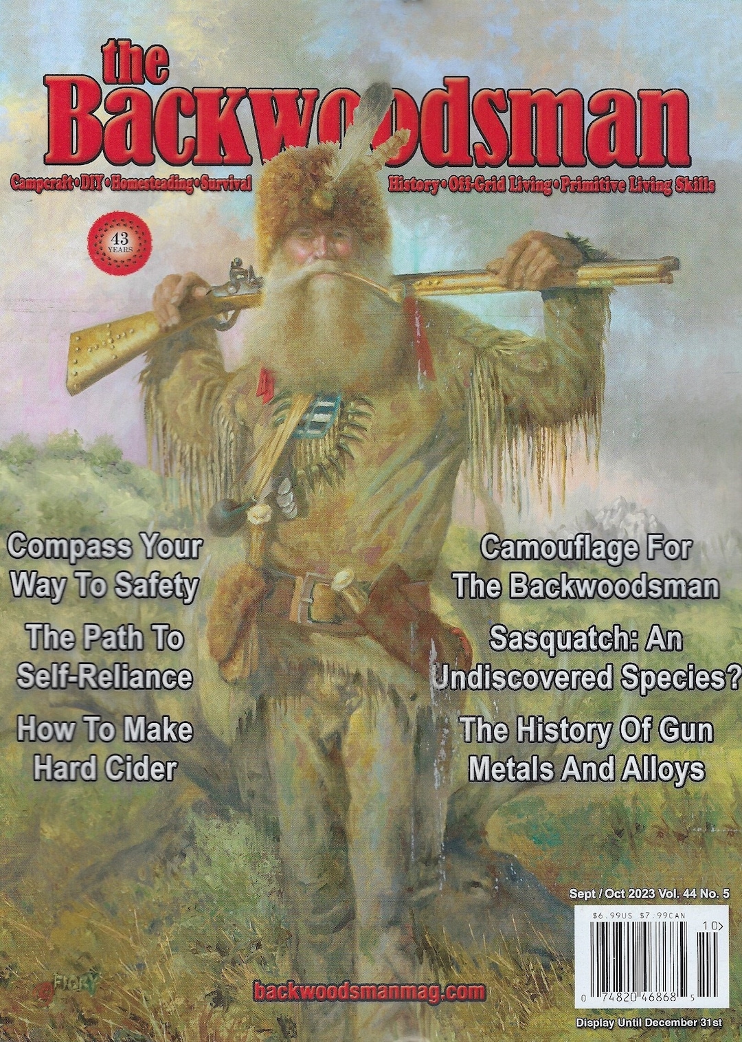 The Backwoodsman Magazine September October 2023 - Etsy