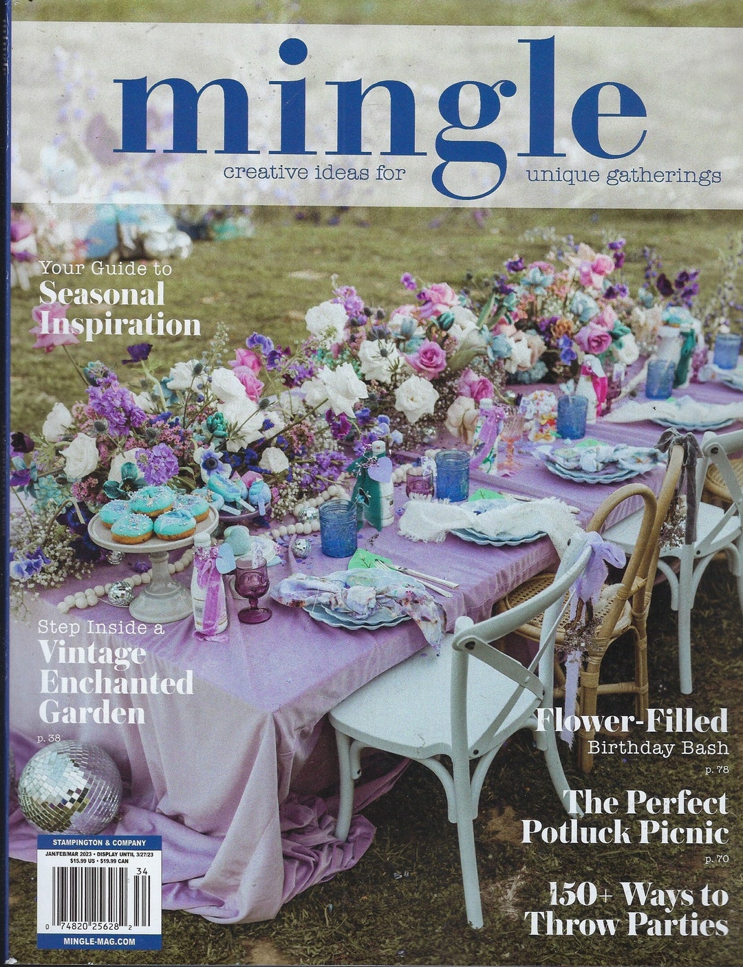 Mingle Creative Ideas for Unique Gatherings January March 2023 - Etsy