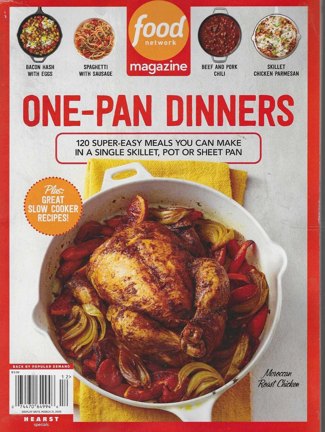 Food Network Magazine 2025 One Pan Dinners 120 Super Easy Meals - Etsy