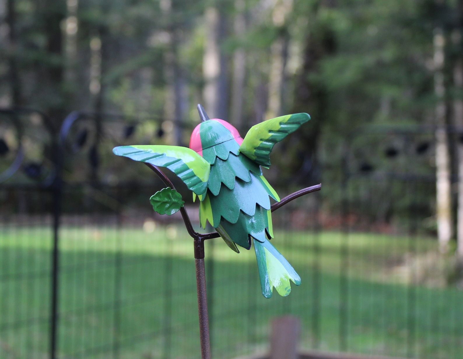 Anna's Hummingbird on Garden Stake Garden Home Decor - Etsy