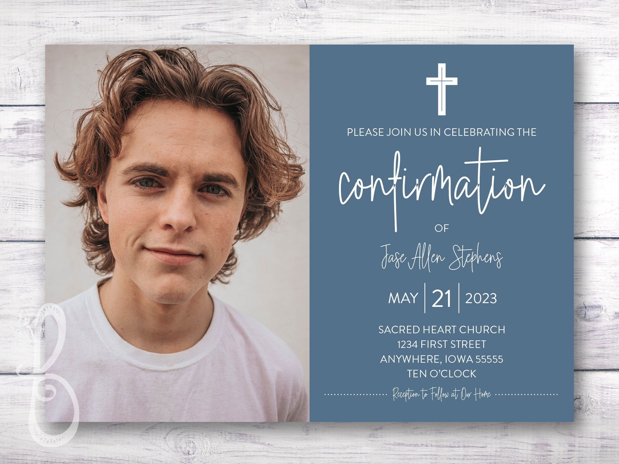 Confirmation Invitation - Etsy