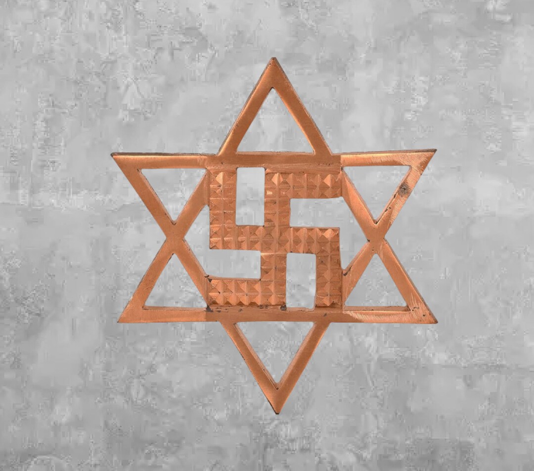 Copper Star Pyramid Swastik vastu 300 Grams Handmade UK Based - Etsy