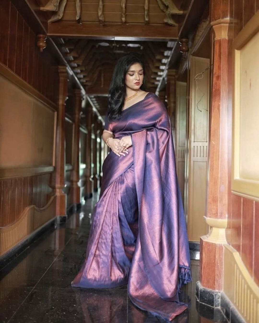 Beautiful Saree for Women is Elegantly Decorated With Gorgeous Solid ...