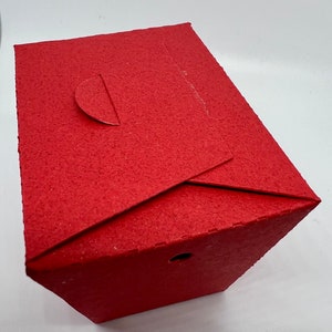 Red Takeout Box | Box Favors | Chinese Take Out Box | Party Favors ...
