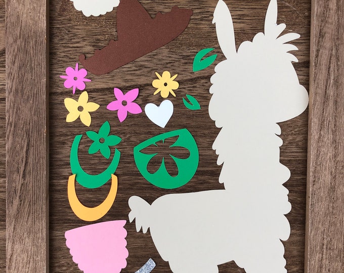 Llama Paper Doll INSTANT DOWNLOAD, Printable Alpaca Coloring Page ...