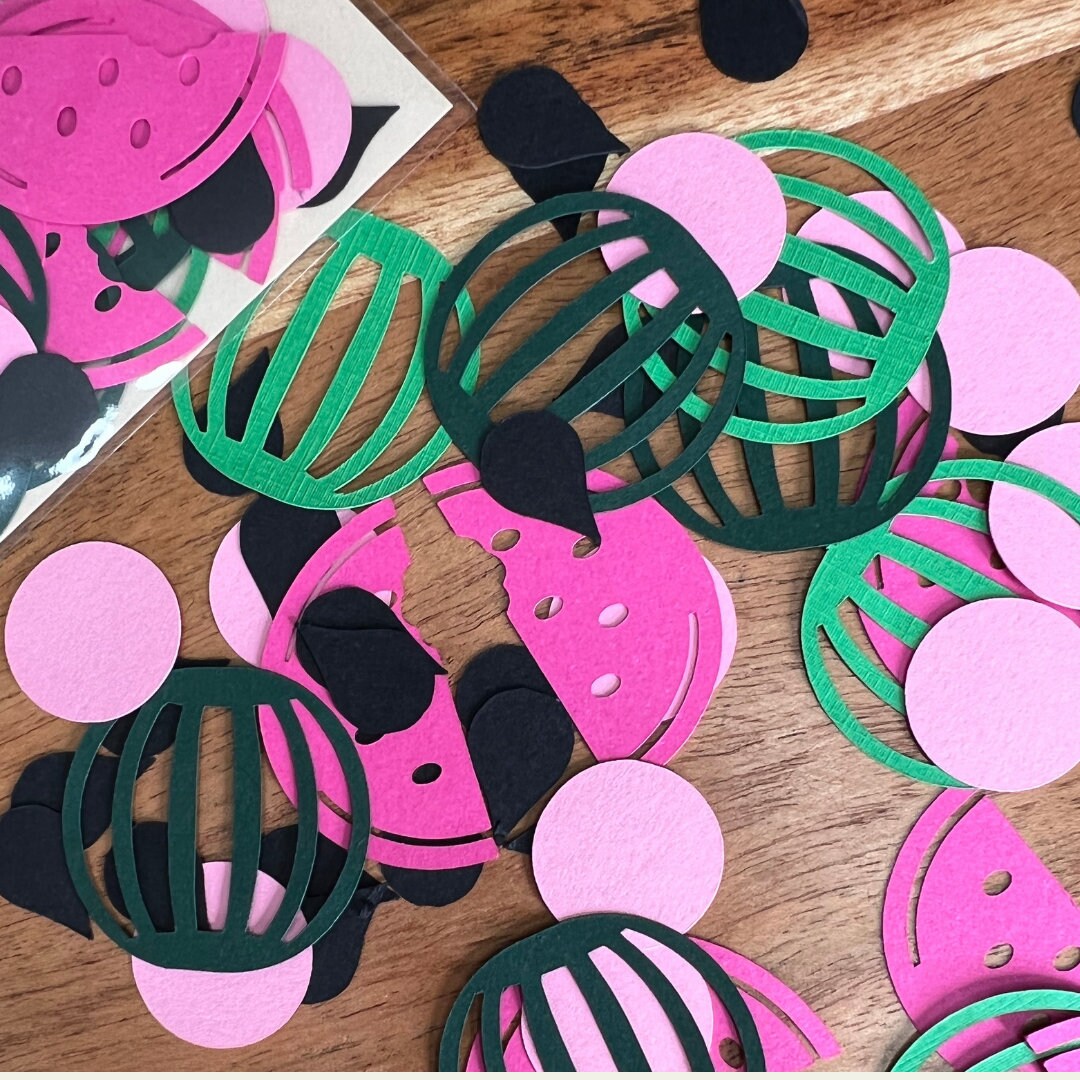 Watermelon Confetti: Summer Party Table Decor - Etsy