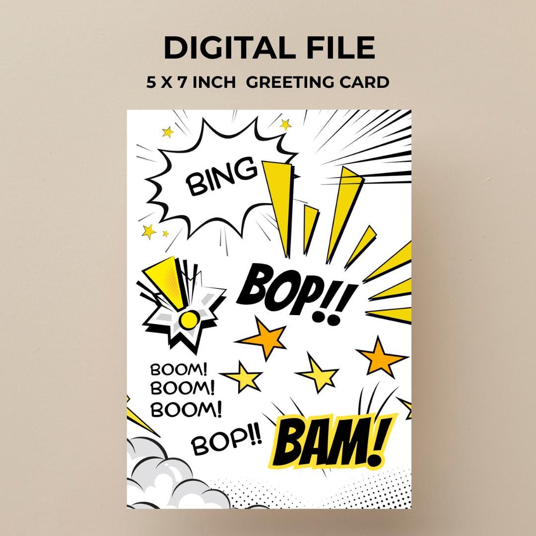 Bing Bop Boom! Kendrick Lamar ** Editable Canva Template *DIGITAL FILE ...
