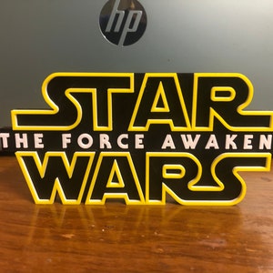 Star Wars the Force Awakens Logo - Etsy