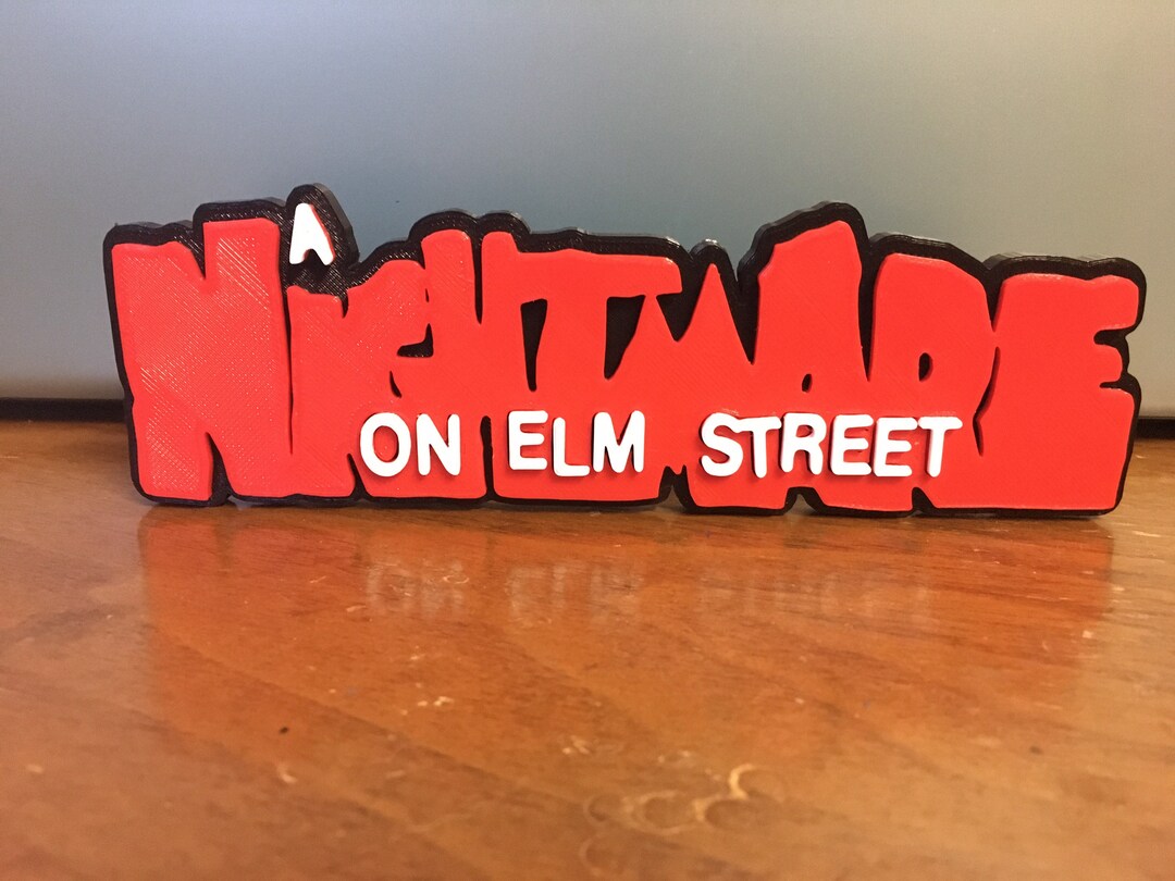 Nightmare on Elm Street Logo - Etsy