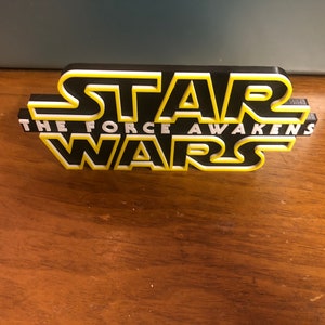 Star Wars the Force Awakens Logo - Etsy