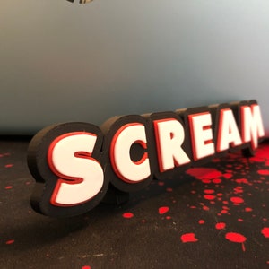 Scream Logo/shelf Display - Etsy