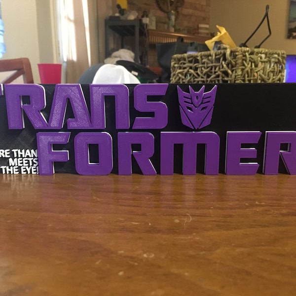 Transformers 3d Print Logo - Etsy