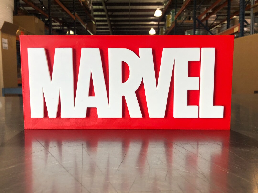 Marvel Logo/shelf Display - Etsy