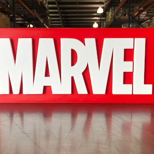 Marvel Logo/shelf Display - Etsy